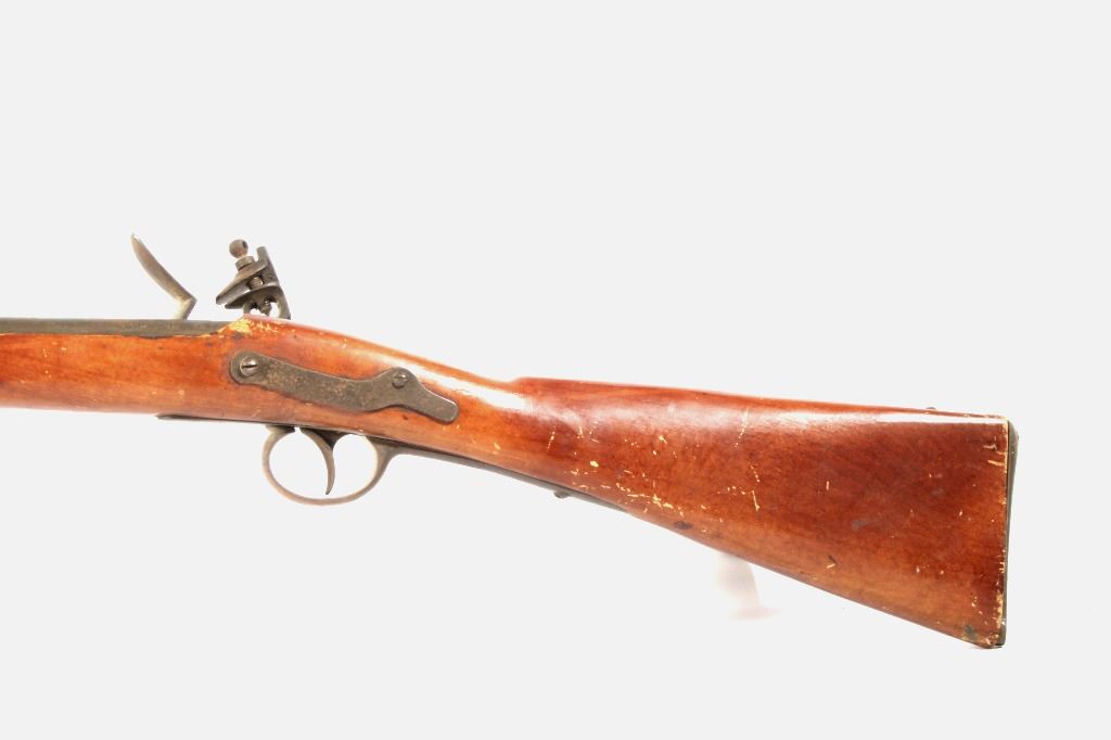 Early American Flintlock Black Powder Rifle