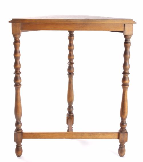 Antique Kiel Furniture CO. Half Moon Side Table