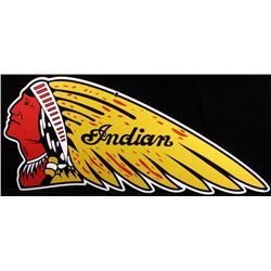 Indian Motorcycles Chiefs Head Advertising Sign
