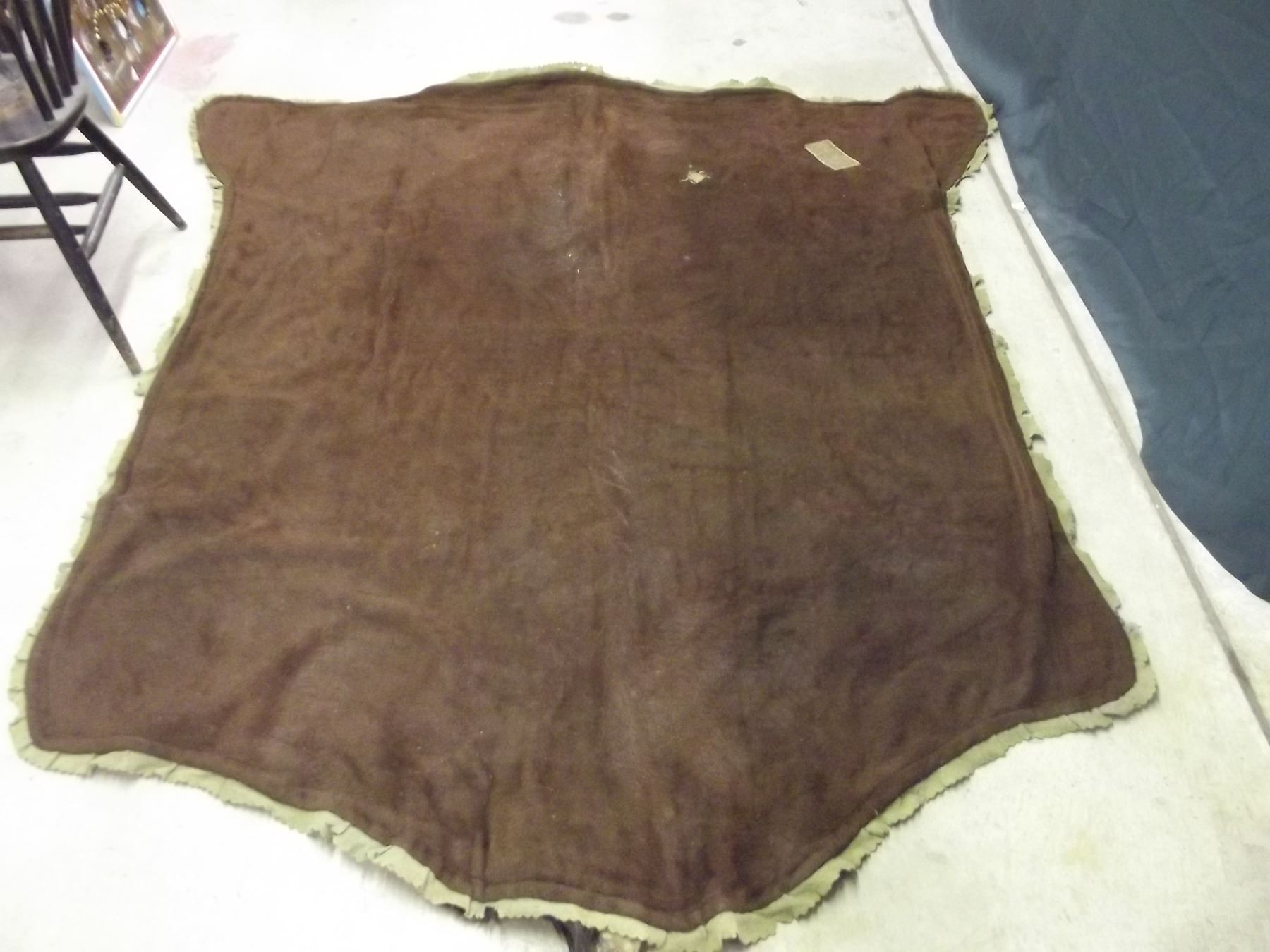 Antique Horse Hide Buggy Robe