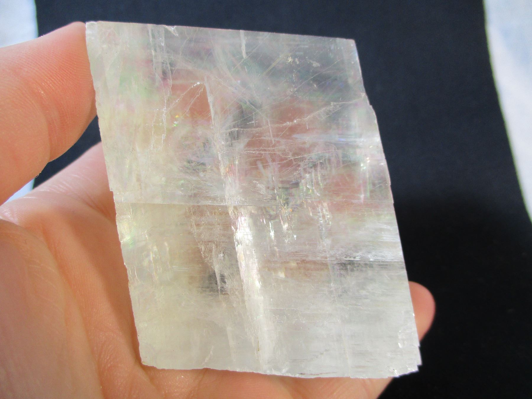 Citrine Calcite Block with Great Light Play