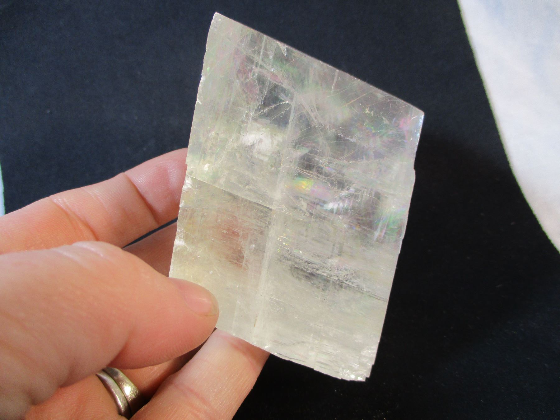 Citrine Calcite Block with Great Light Play