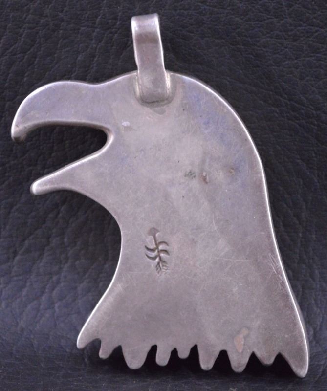 NAVAJO SILVER PENDANT BY SHERRY SANDOVAL