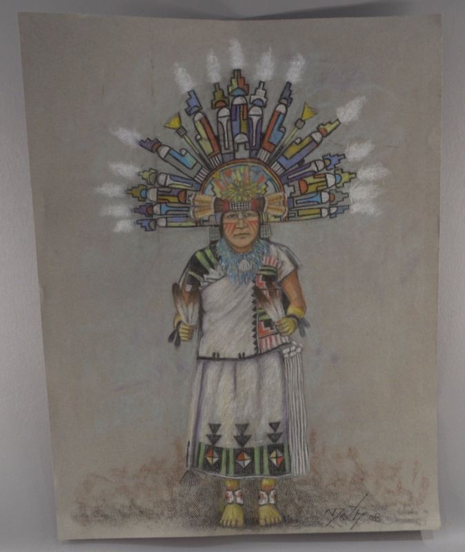 ORIGINAL HOPI DRAWING BY NEIL DAVID
