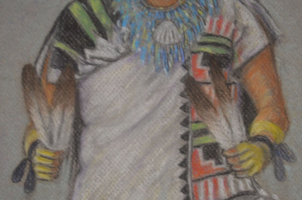 ORIGINAL HOPI DRAWING BY NEIL DAVID
