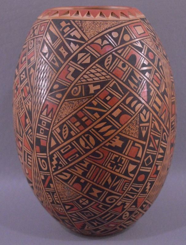 HOPI POTTERY VASE BY IRMA DAVID