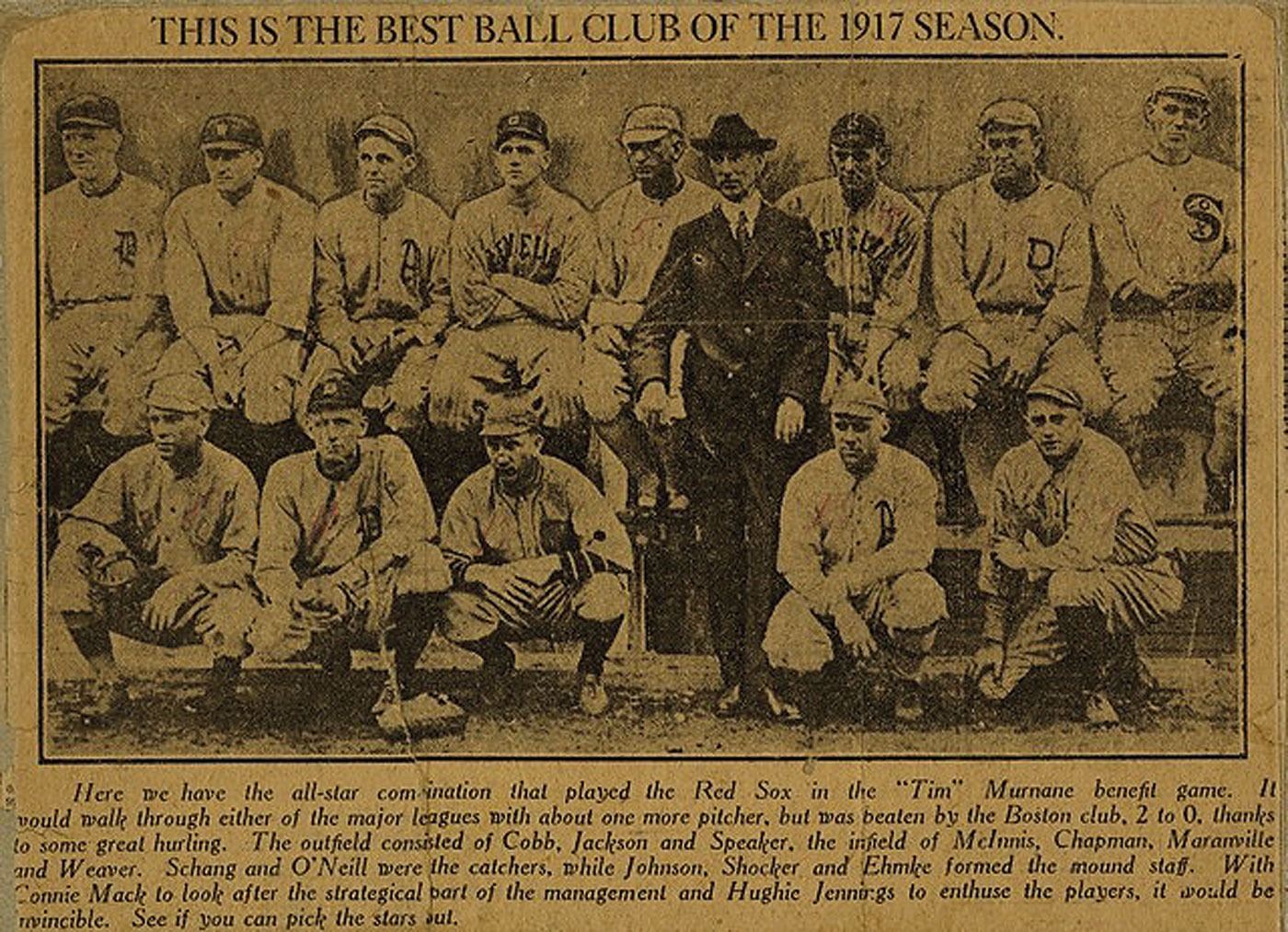 Boston Red Sox vs. All Stars: 1917