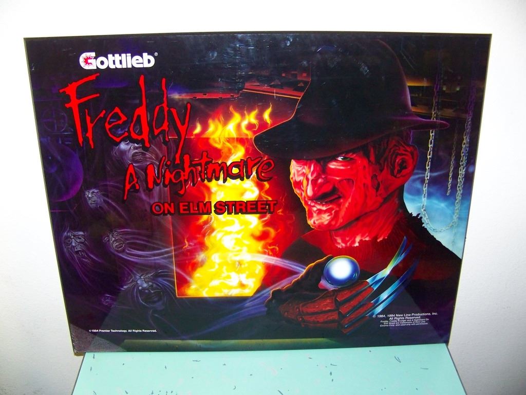 FREDDY'S NIGHTMARE PINBALL TRANSLITE WALL ART