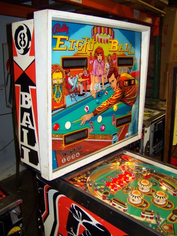 EIGHTBALL by BALLY PINBALL MACHINE 1977 ORIGINAL