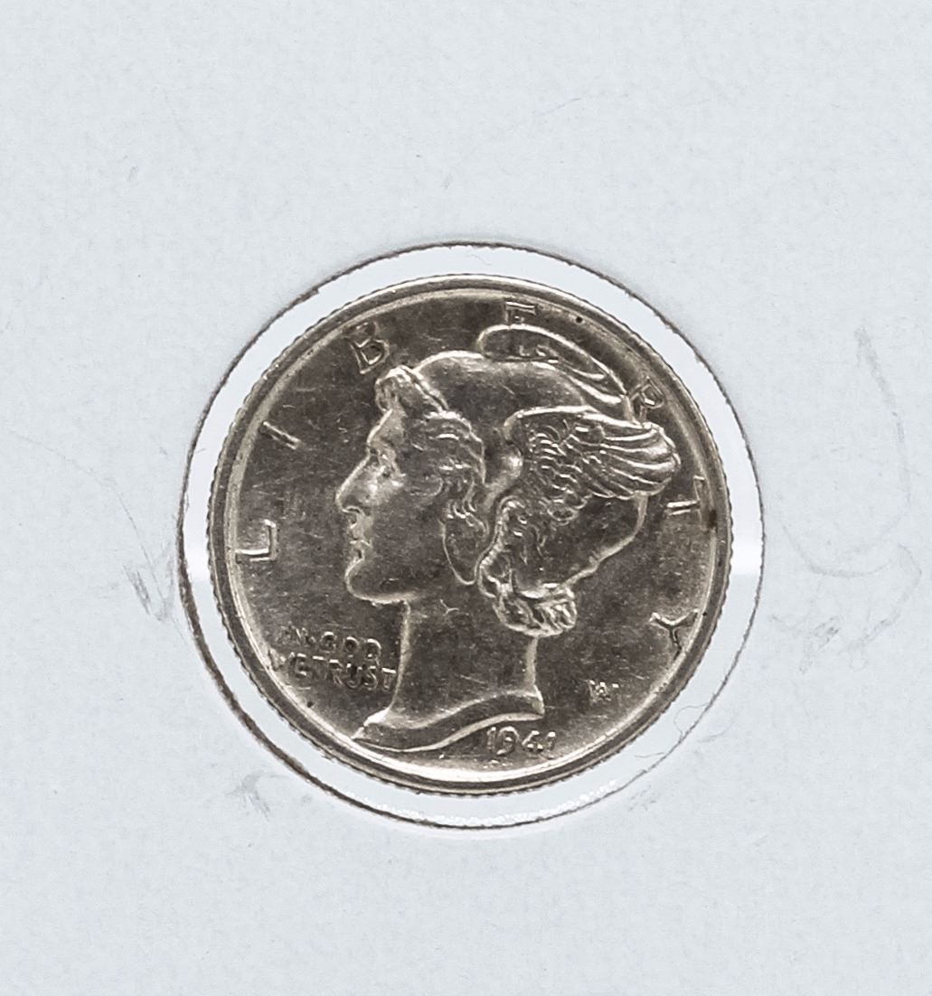 1945-S Mercury Dime Double S Stamp