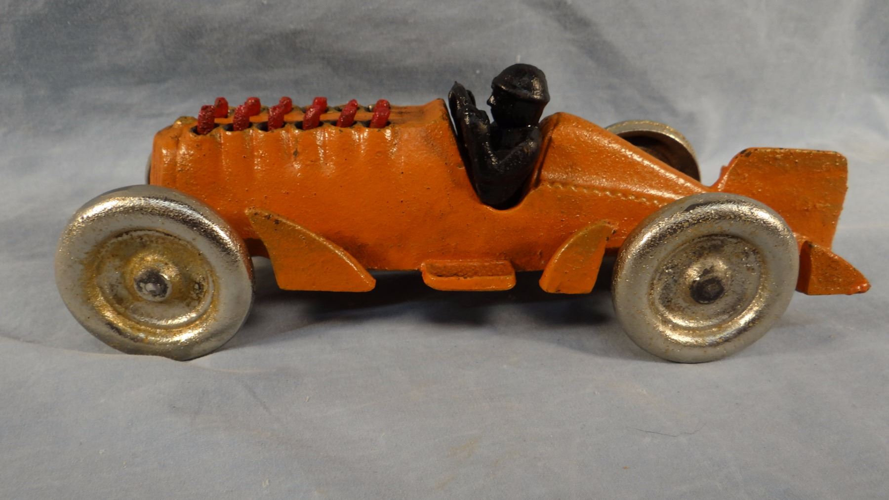Hubley cast iron race car, 11"