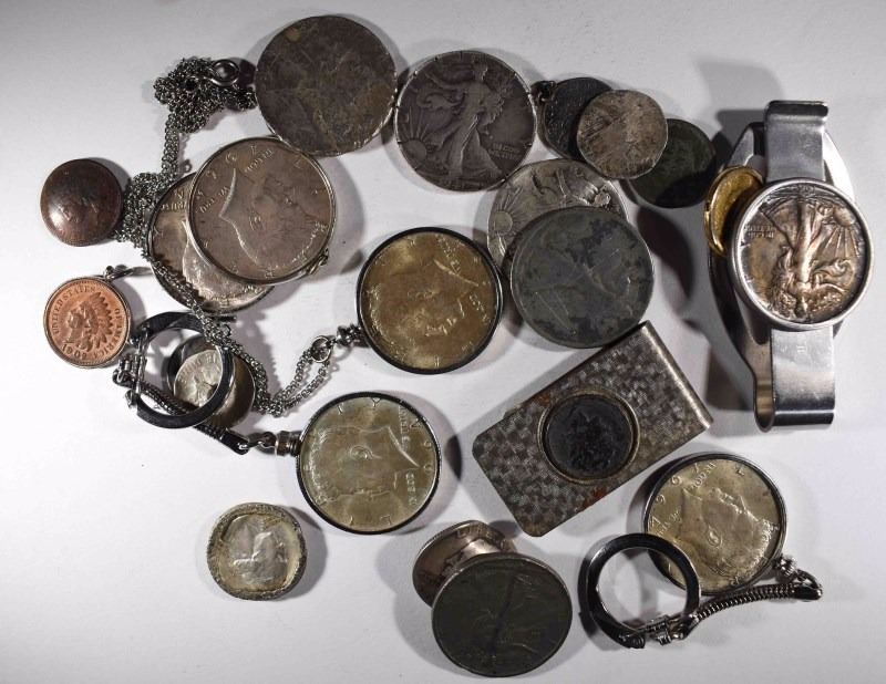 90% SILVER DAMAGED COIN LOT; $6.50 FACE