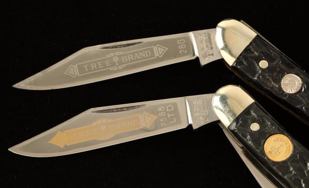 Lot of 2 Boker Tree Brand Classic Folding Knives