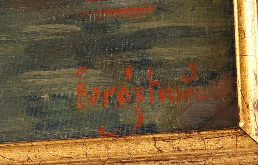 Original Oil on Board by Charles Bergstrom