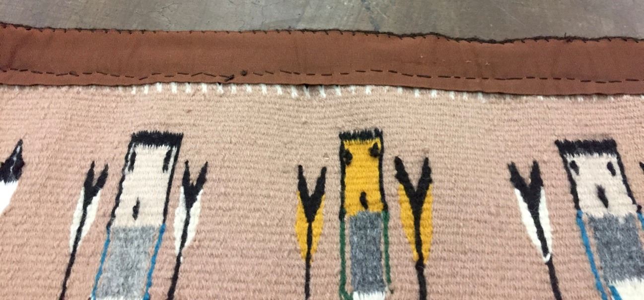 Yei Pattern Navajo Textile