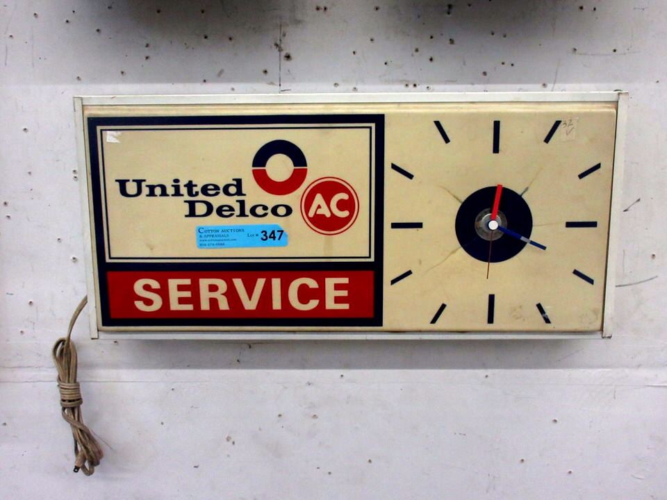 United Delco Illuminated Wall Clock