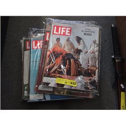 14 Vintage "Life" Magazines