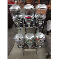 6 Head Beaver Gumball Machine Unit