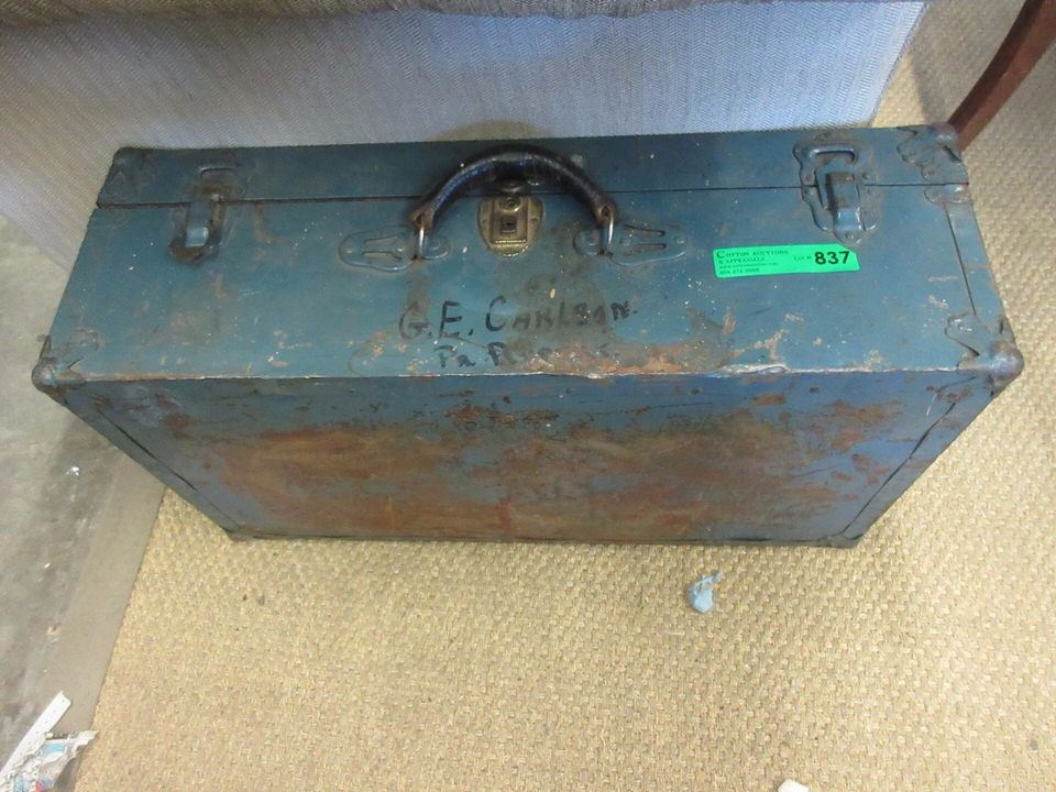 Blue Metal Trunk