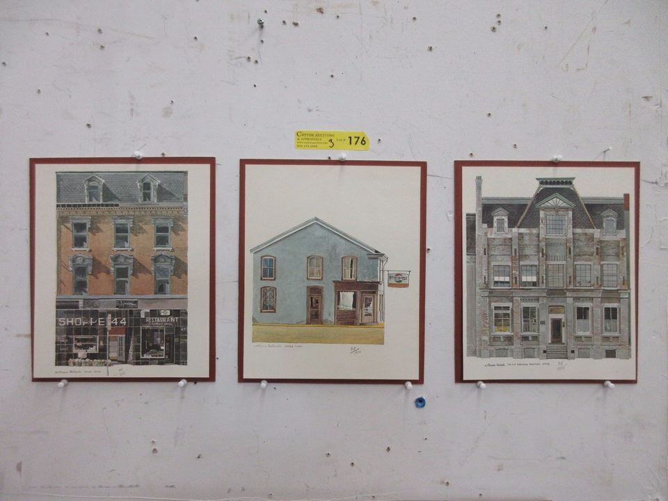 3 Limited Edition William Roberts Prints