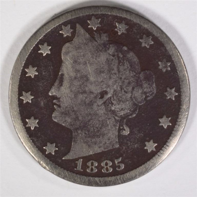 1885 LIBERTY NICKEL VG KEY COIN