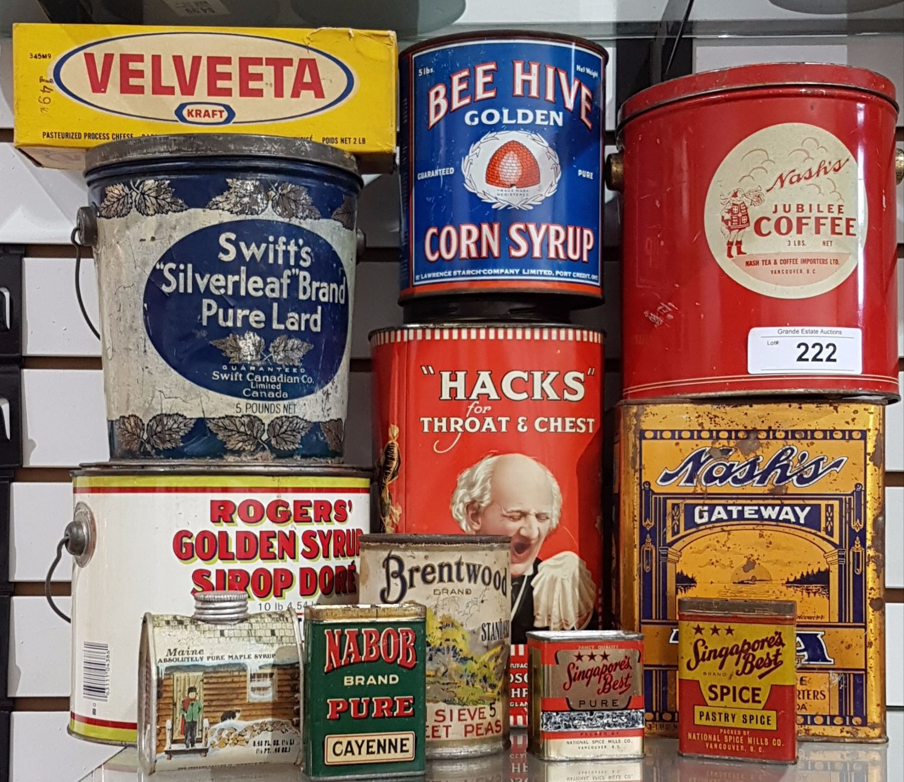 LOT OF 12 VINTAGE TINS lot-of-12-vintage-tins