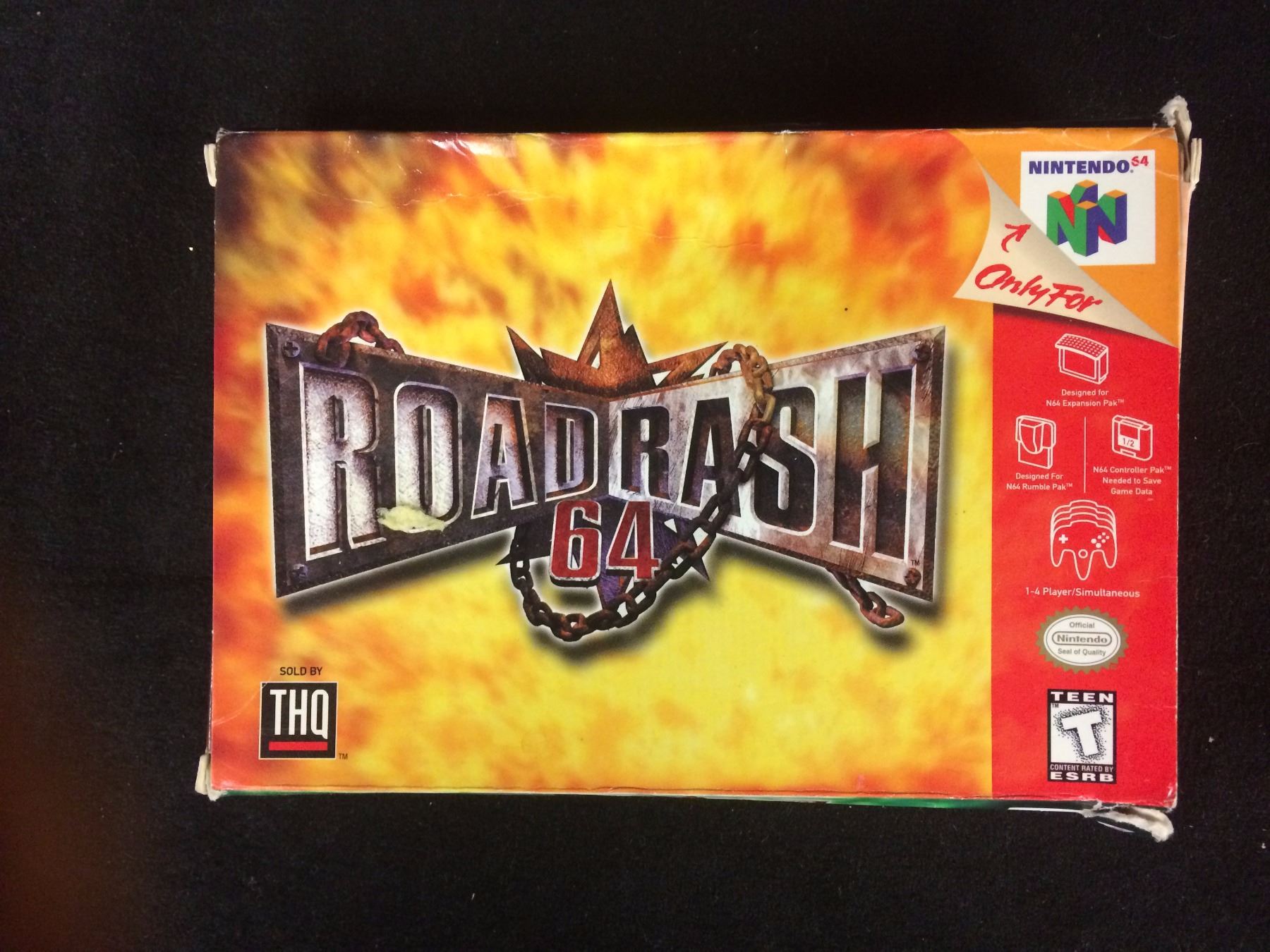 Road Rash 64 (Nintendo 64, N64 1999) ULTRA RARE