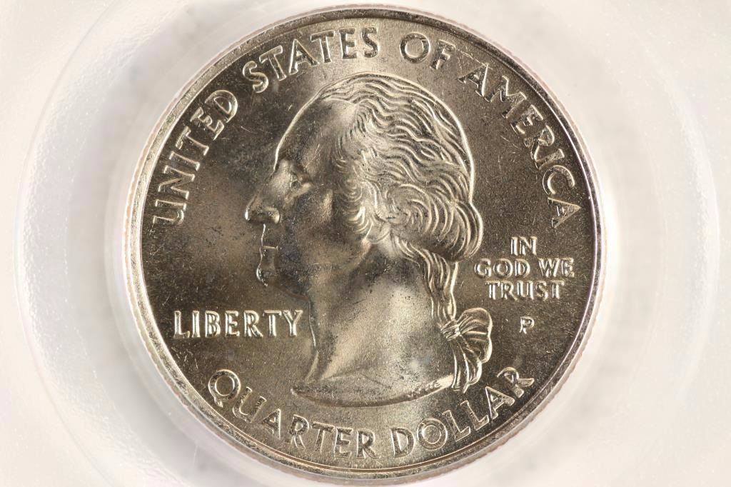 2002-P LOUISIANA QUARTER PCGS MS65