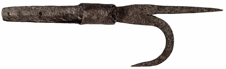 1770s Revolutionary War Era Hand-Forged Iron Massive Naval Boarding ...