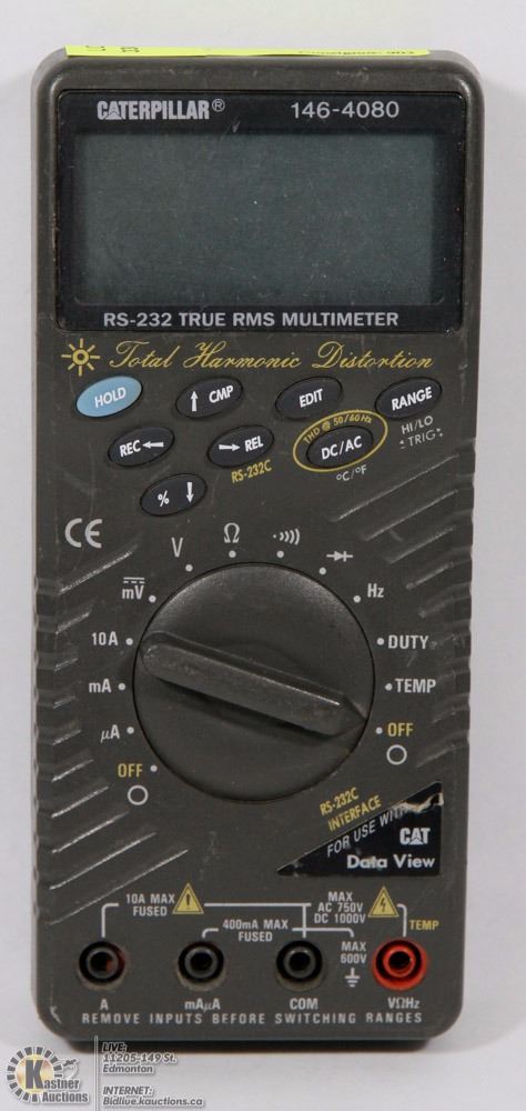 CATERPILLAR RS232 TRUE RMS MULTIMETER