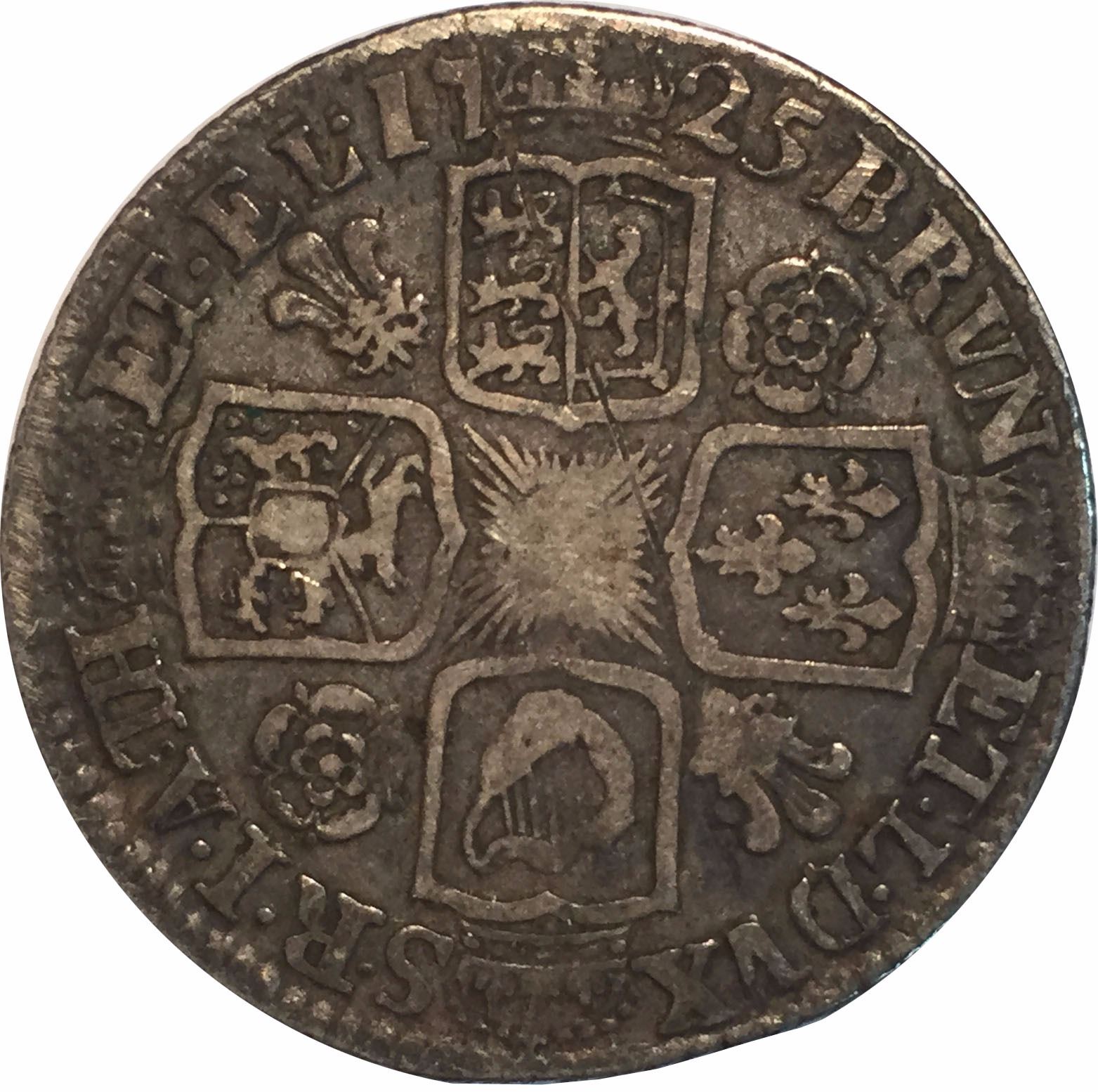 Great Britain 1725 Shilling