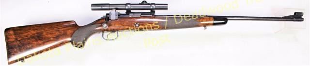 Fine custom A.O. Niedner Mauser rifle chambered in .22 rimfire with his ...