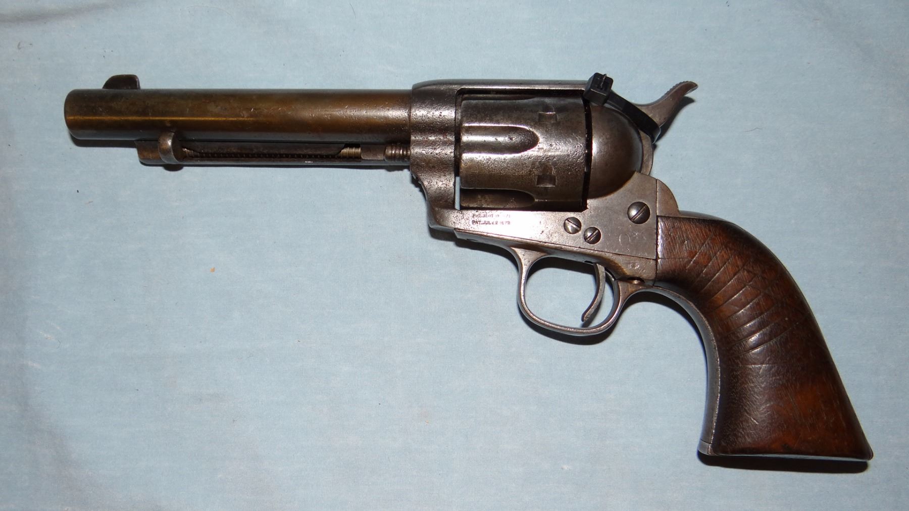 Colt Artillary U. S., .45 black powder revolver, SN 17185, mixed numbers,