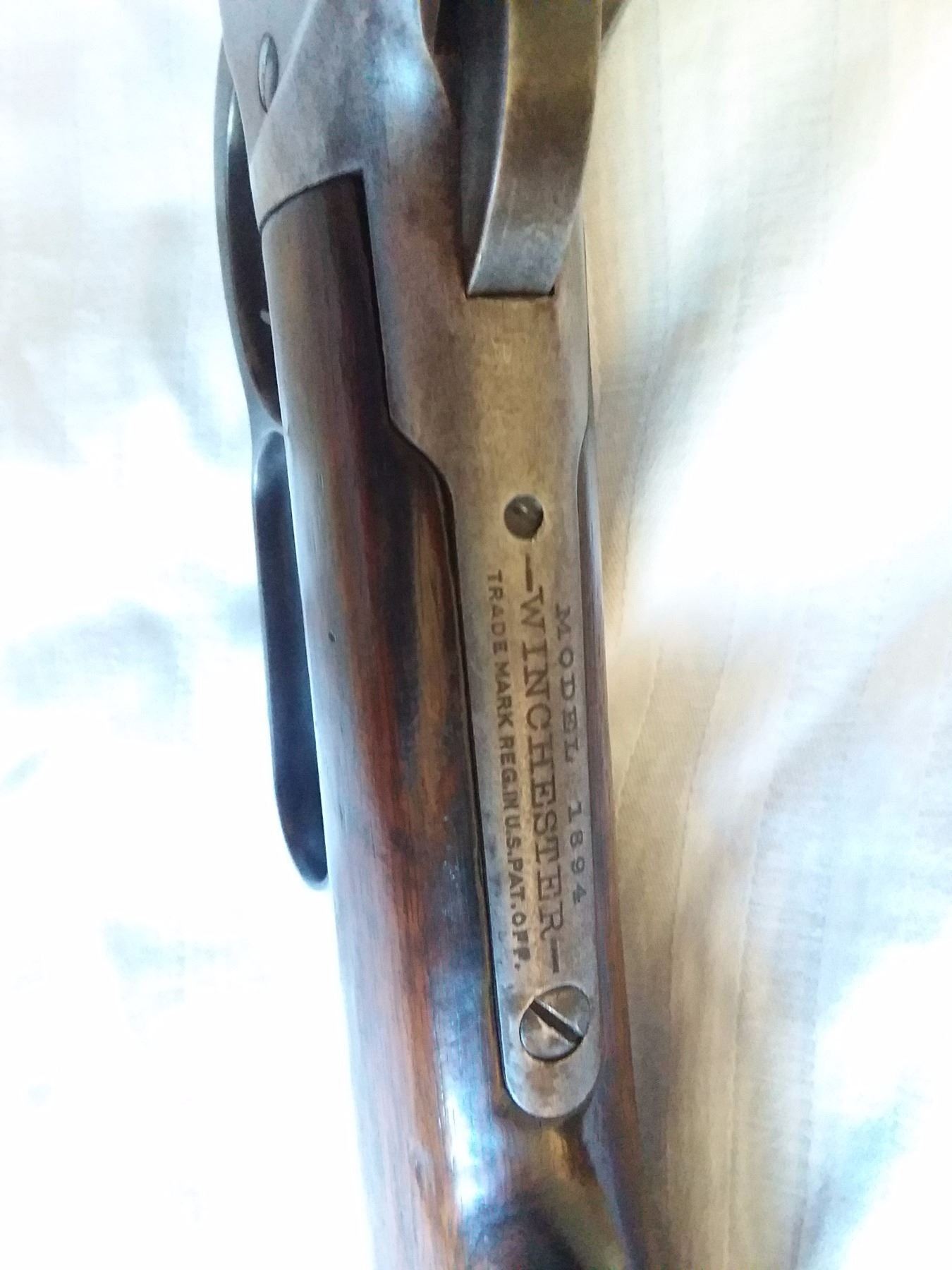 Winchester 1894, .25-35 W.C.F., oct. 19” bbl., chipped rear sight, SN ...