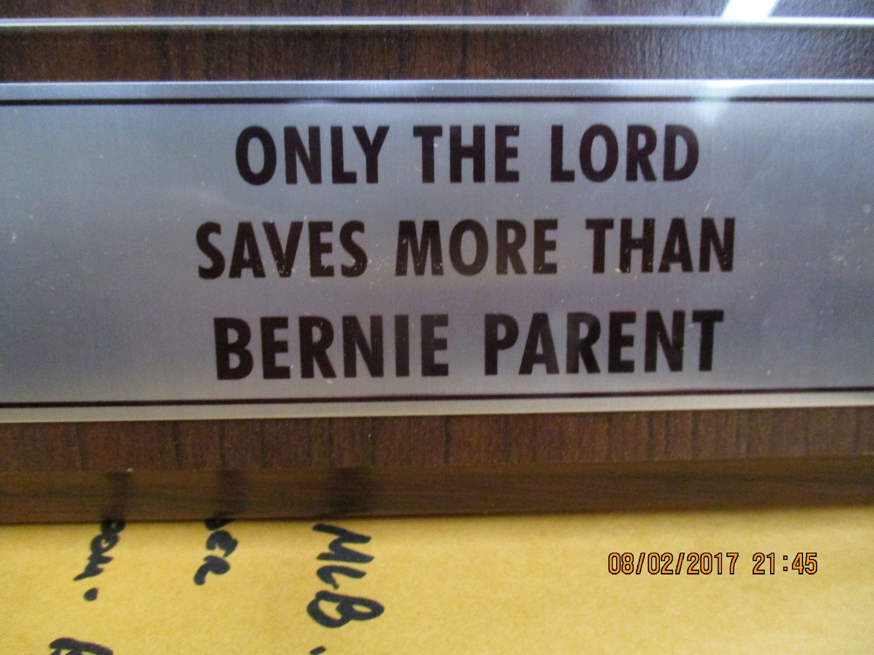 Time Magazine autographed Bernie Parent cover