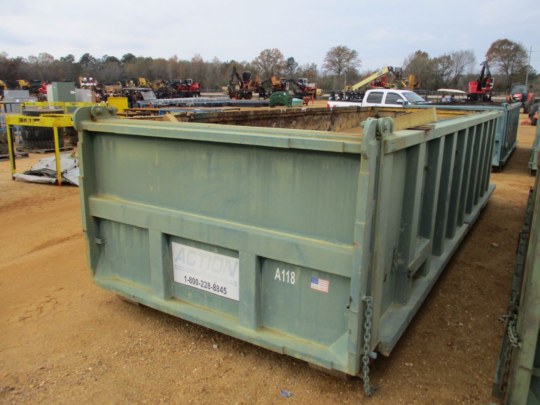 ROLL OFF CONTAINER 20 CU YD J M Wood Auction Company Inc ROLL OFF CONTAINER 20 CU YD J M Wood Auction Company Inc