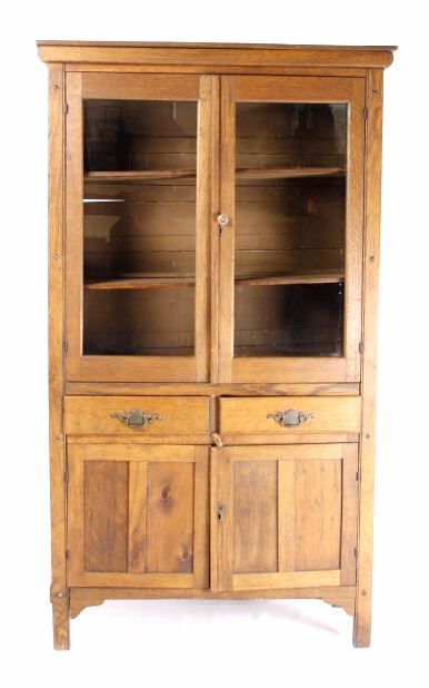 Antique, Rustic Oak Pie Safe