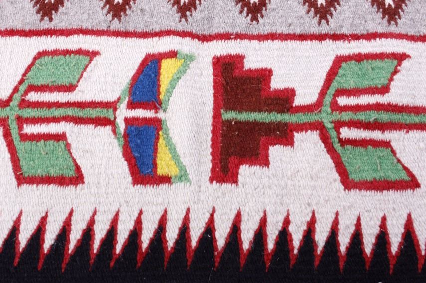 Large Navajo Yei Pattern Rug