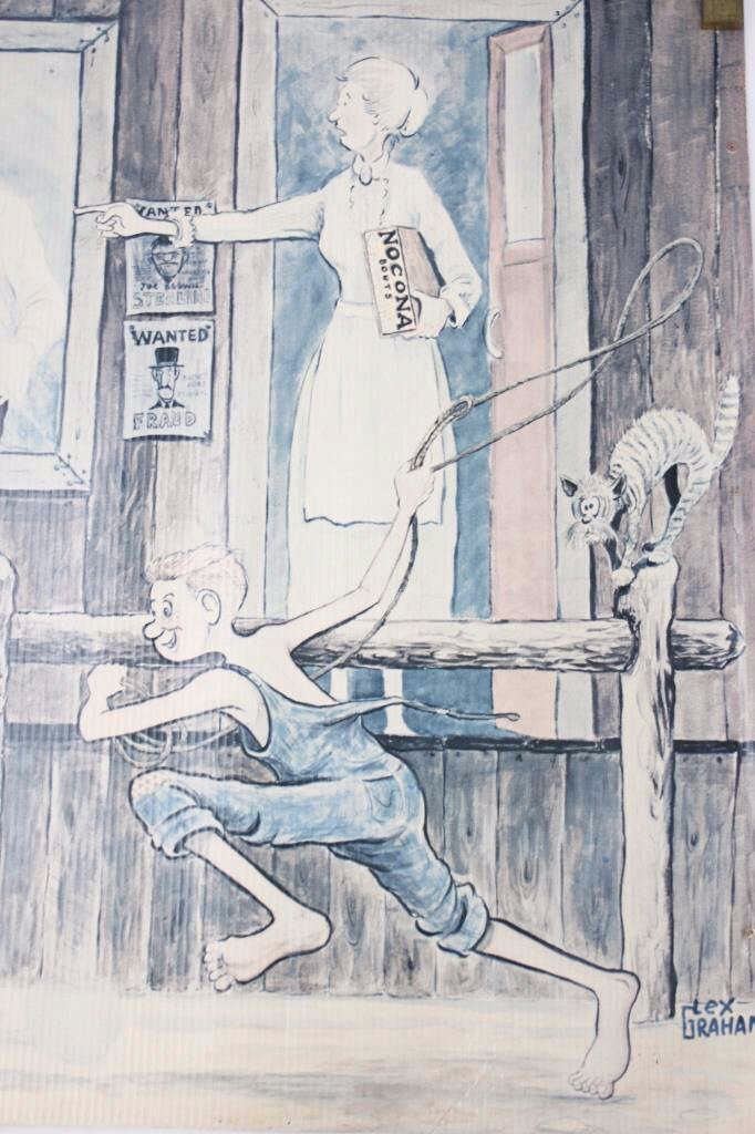 Lex Graham Nocona Boots Advertising Banner