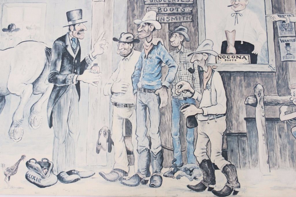 Lex Graham Nocona Boots Advertising Banner