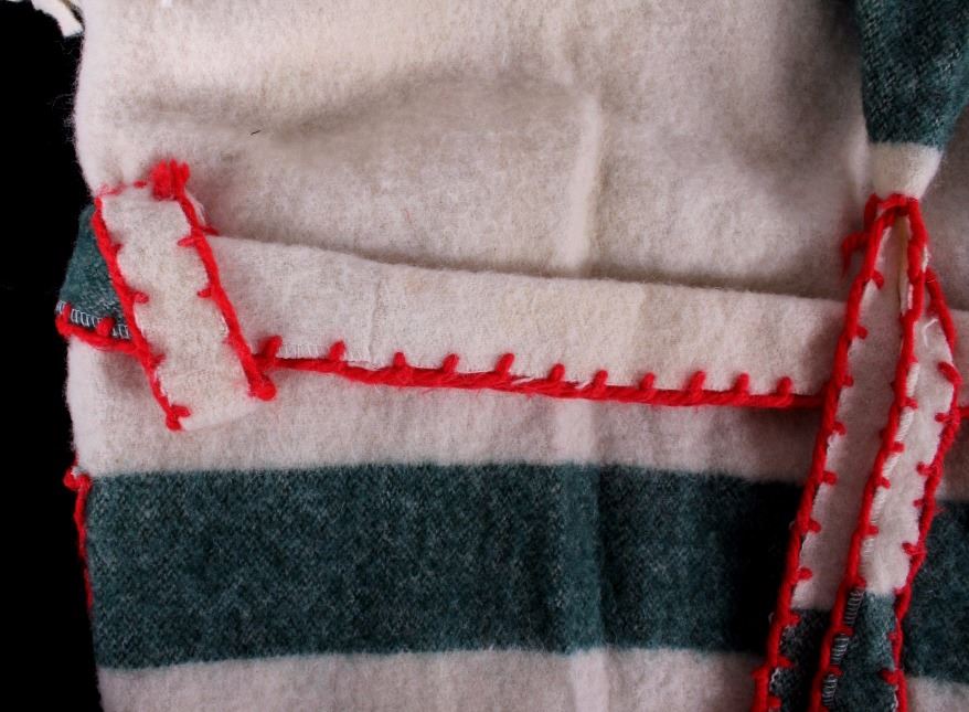 Wool Blanket Capote Jacket