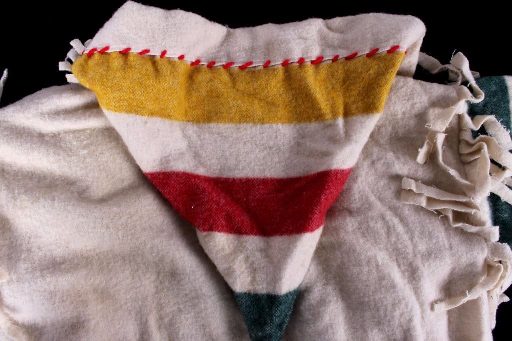 Wool Blanket Capote Jacket