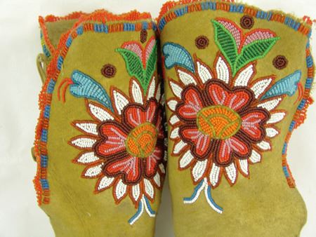Cree Beaded Moccasins