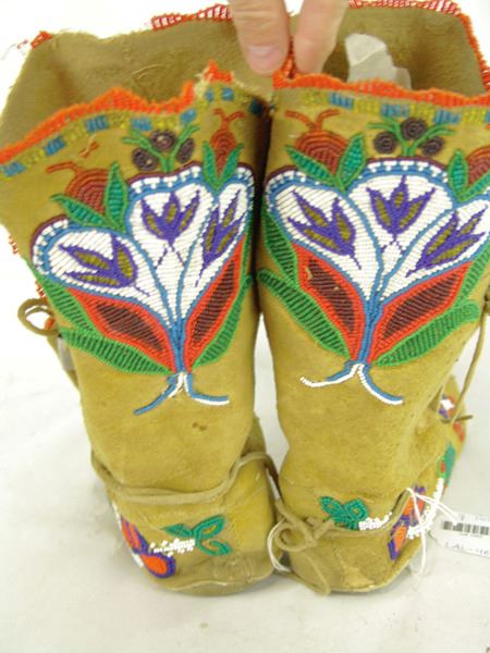 Cree Beaded Moccasins