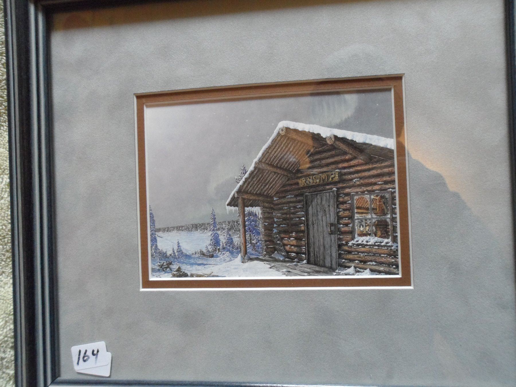 Two Scrimshaw RCMP prints 11x10