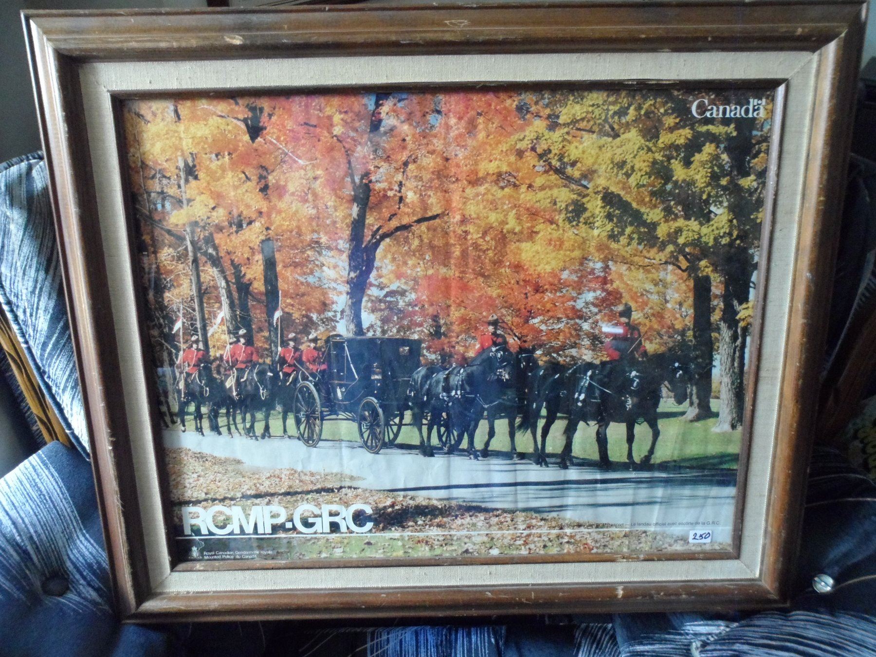 Original RCMP poster, Slate Landau Escort