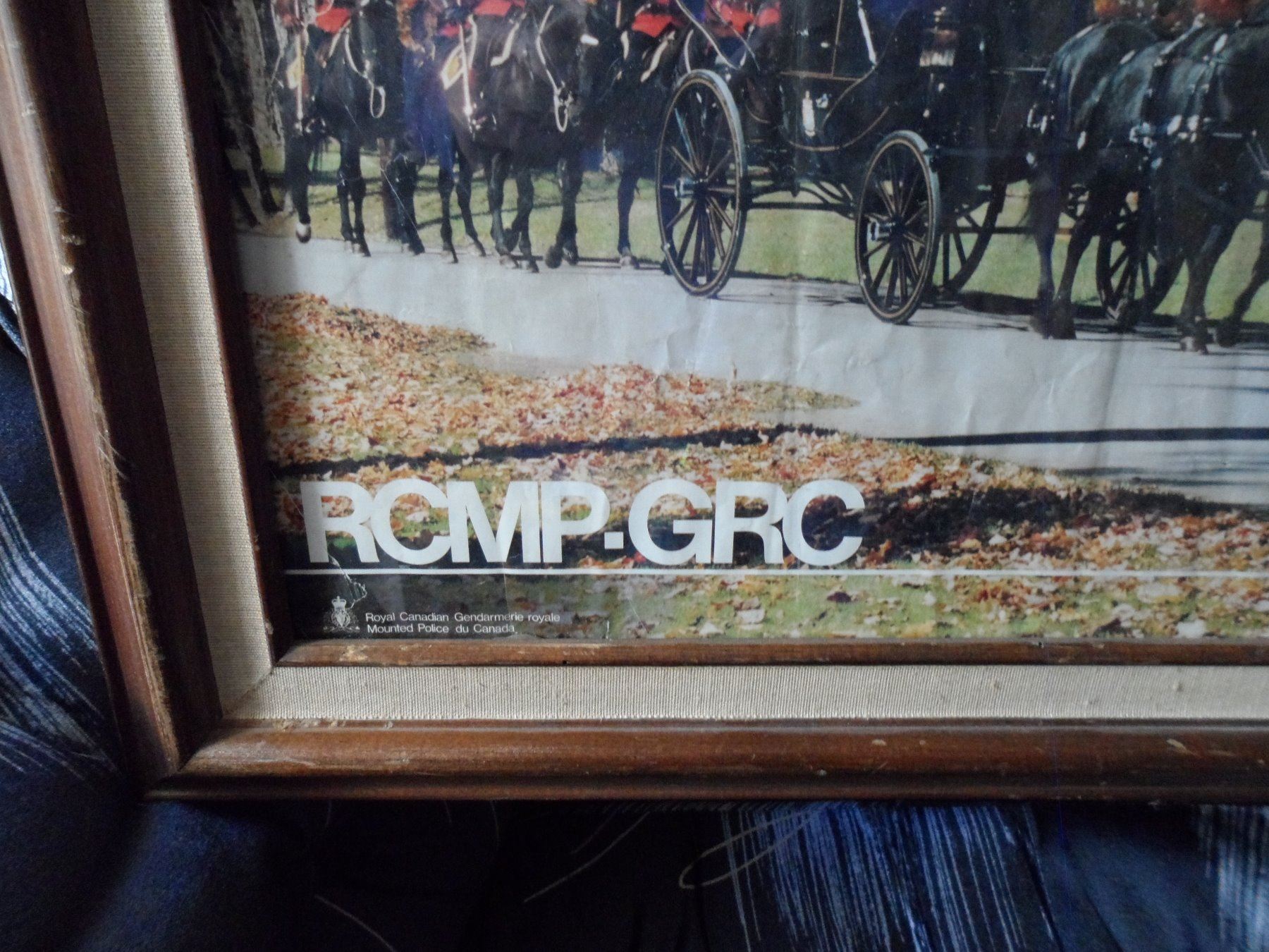 Original RCMP poster, Slate Landau Escort - Schmalz Auctions