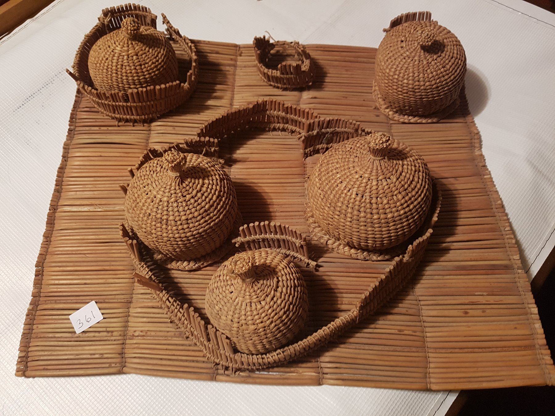 Straw African Village