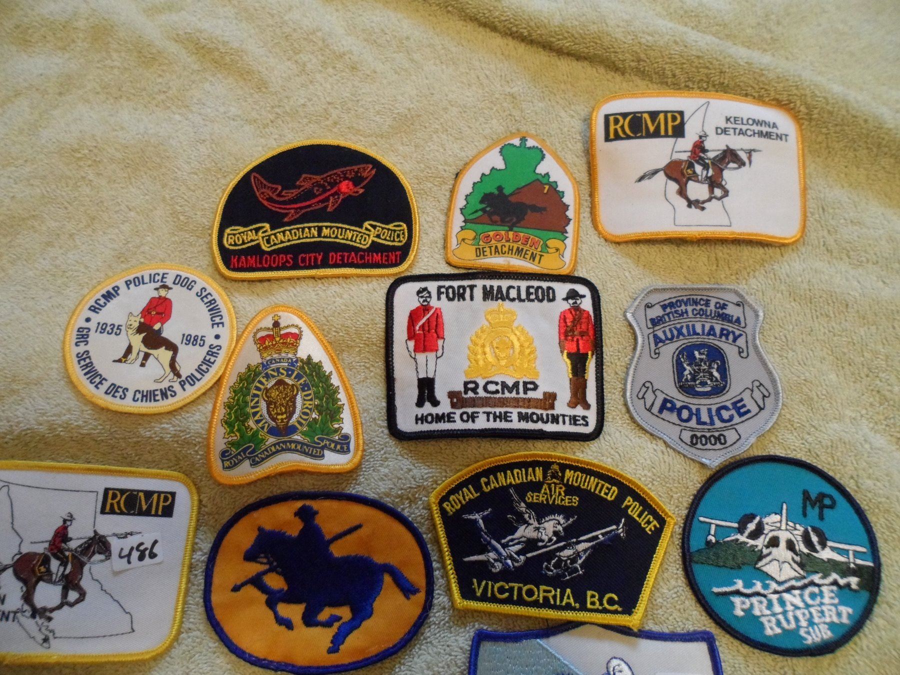 15 Rcmp Patches Schmalz Auctions