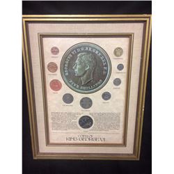 COMMEMORATIVE COLLECTION OF KING GEORGE VI COINS